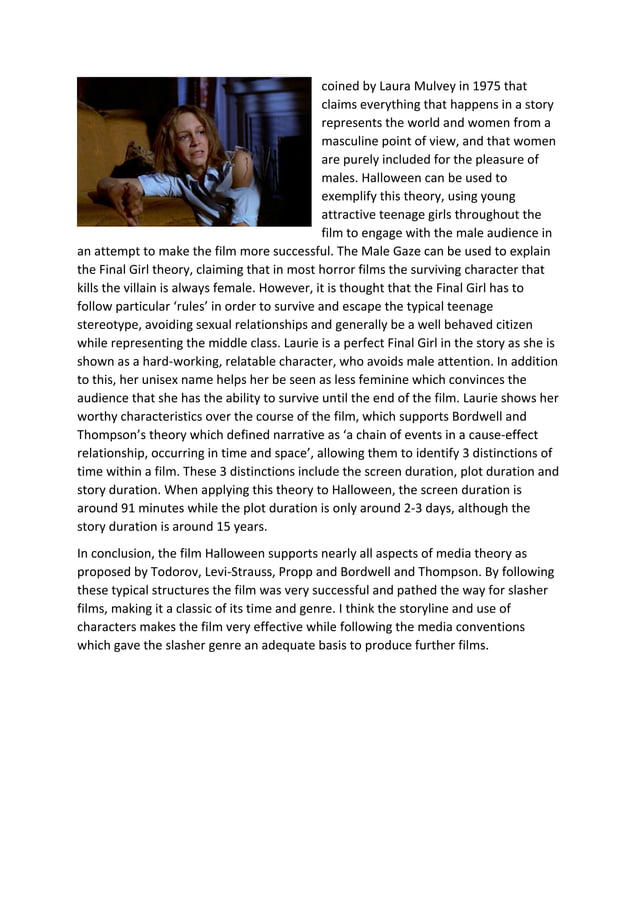 Halloween Film Analysis | PDF