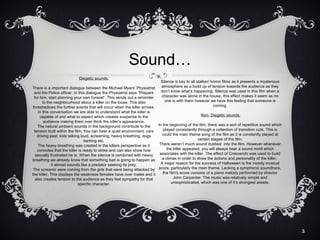 Halloween film case study analysis | PPT