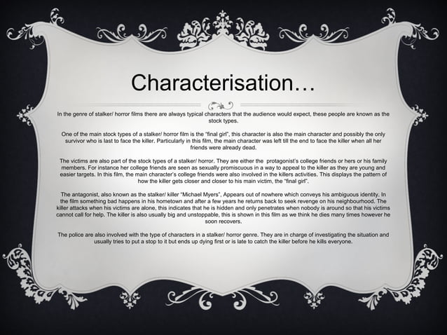 Halloween film case study analysis | PPT