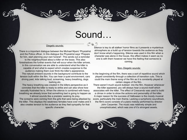 Halloween film case study analysis | PPT