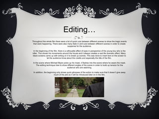 Halloween film case study analysis | PPT
