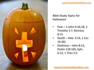 Halloween Ideas - Halloween Bible Studies or Sermons | PPT