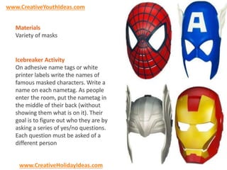 Halloween Ideas - Masks | PPT