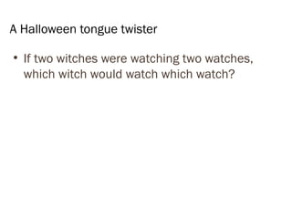 Halloween in England by Amy | PPT