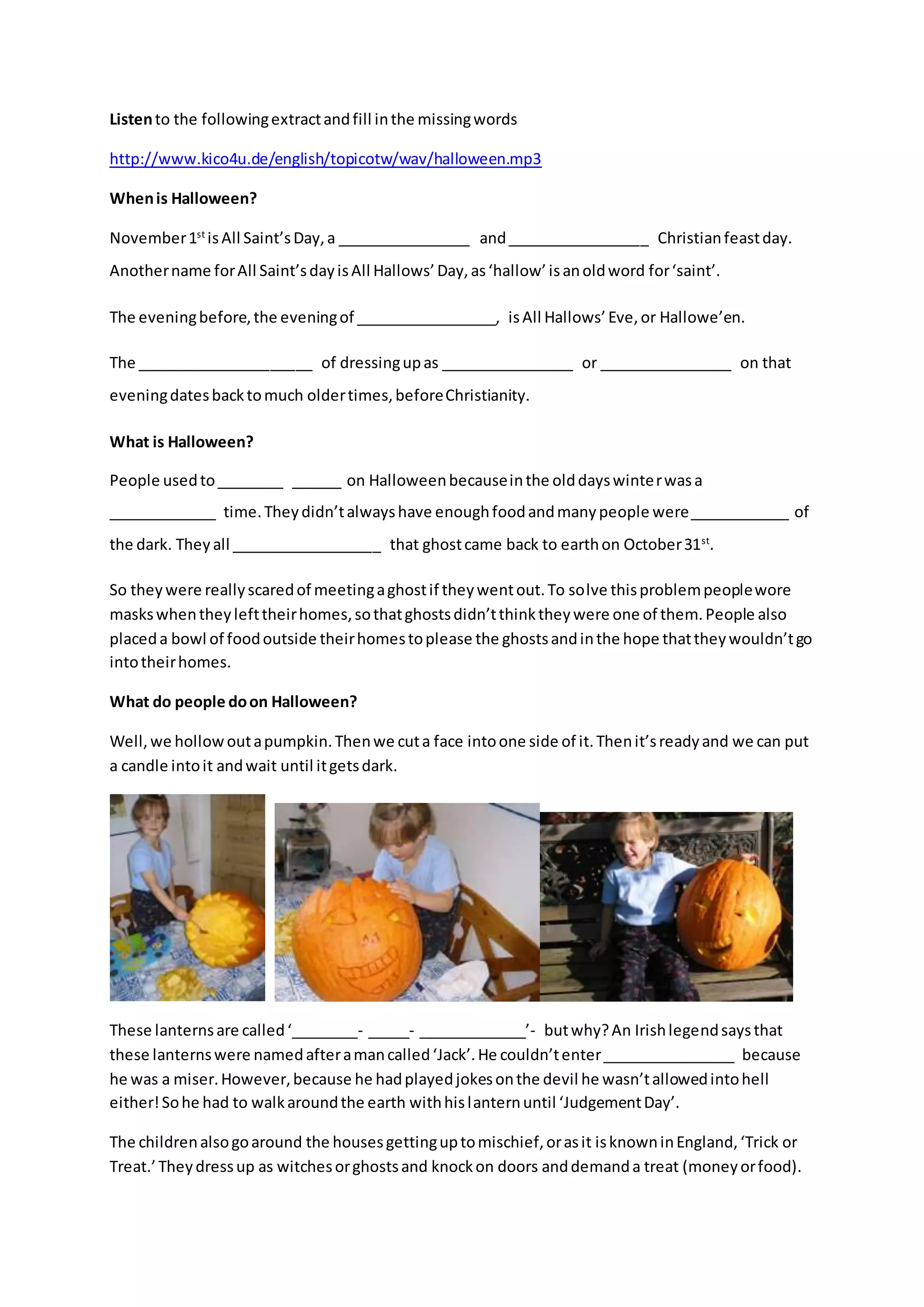 Halloween listening | PDF