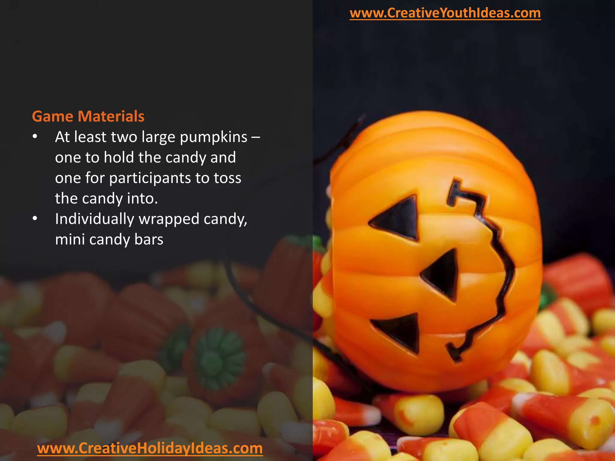 Halloween Party Activity - Candy Toss | PPT