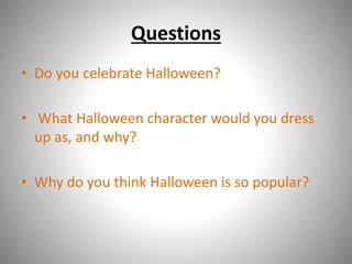 Halloween presentation | PPT