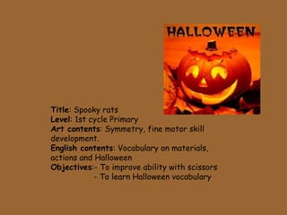 Halloween is here! | PPT