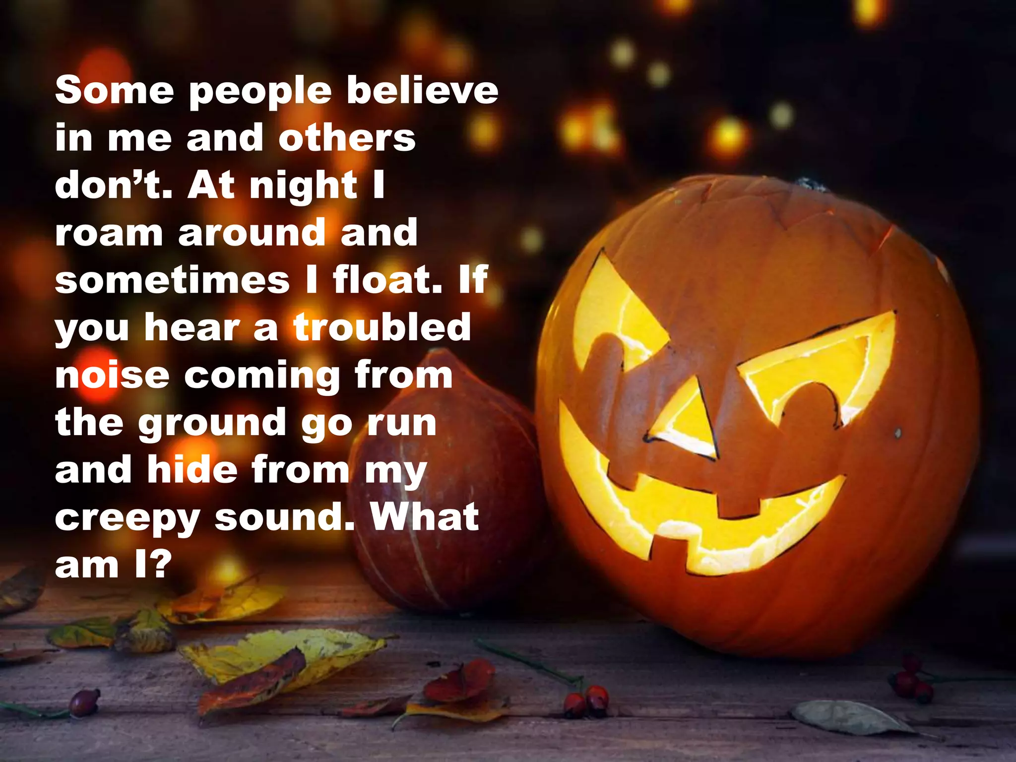Halloween riddles | PPTX
