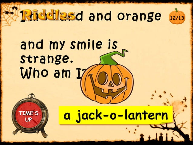 Halloween riddles quiz | PPT