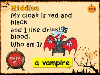 Halloween riddles quiz | PPT