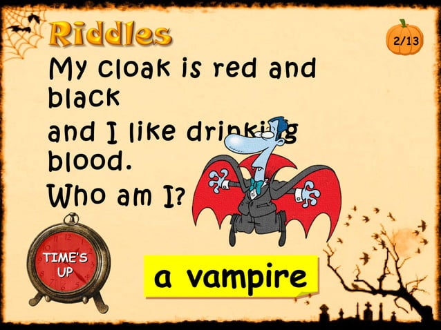 Halloween riddles quiz | PPT