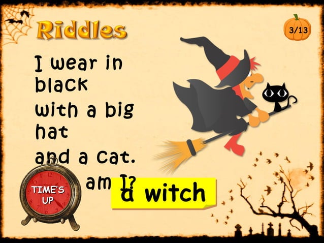 Halloween riddles quiz | PPT