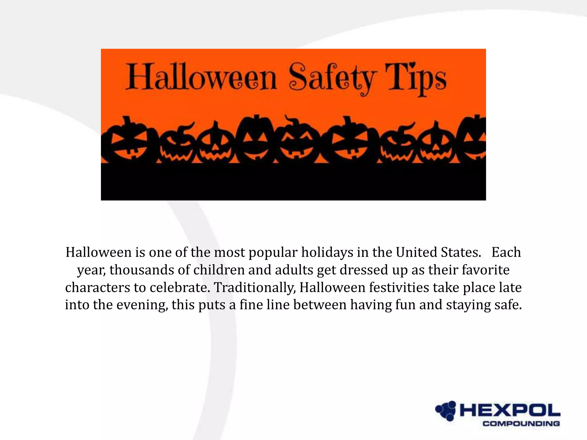 Halloween Safety | PPTX