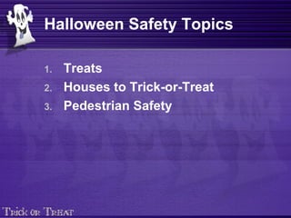 Halloween Safety Tips | PPT