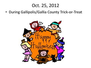 Halloween scavenger hunt power point | PPT