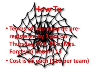 Halloween scavenger hunt power point | PPT