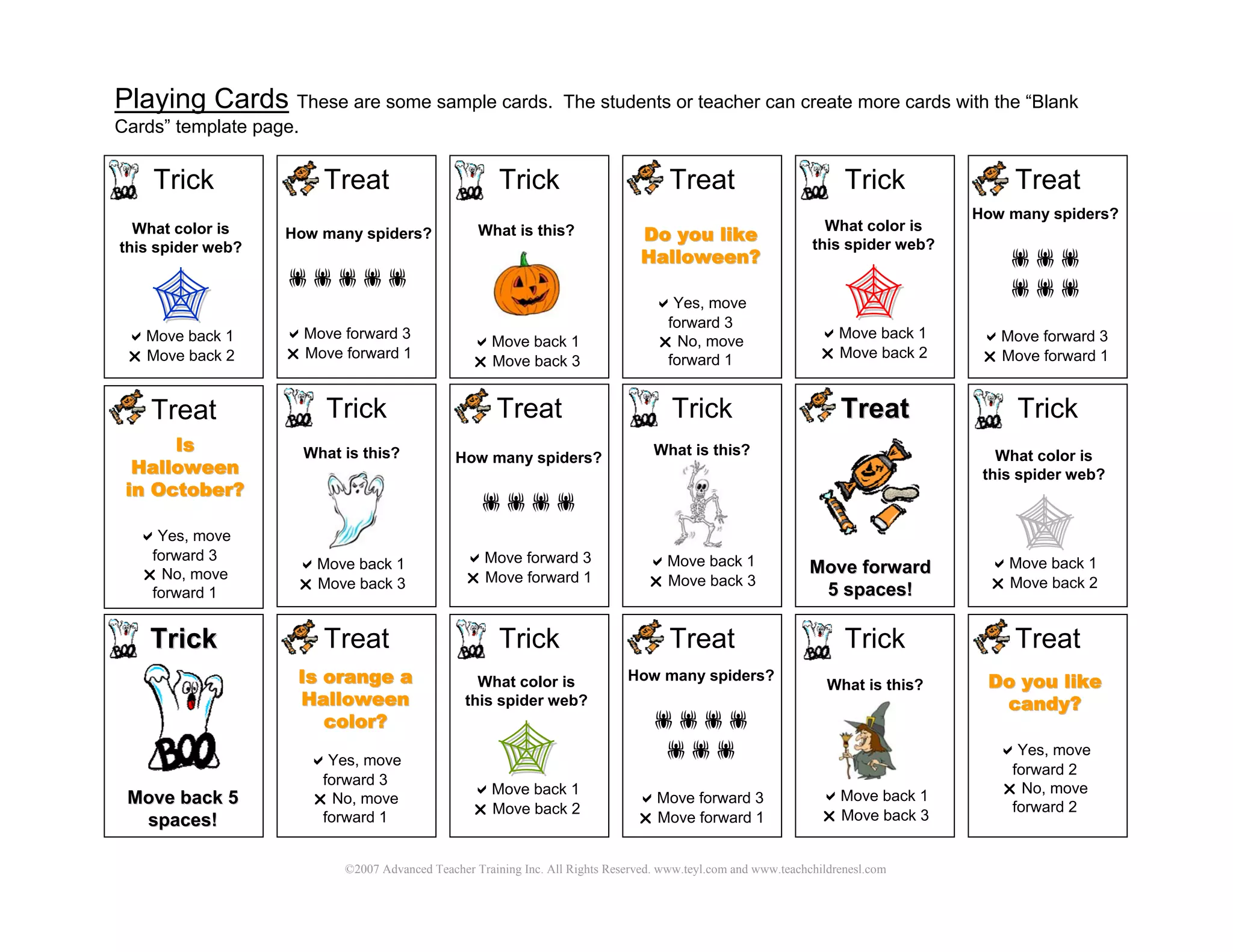 Halloween trick or_treat_game | PPT