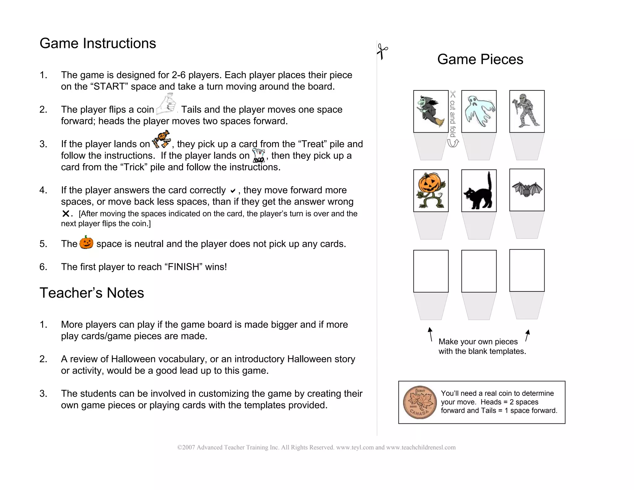 Halloween trick or_treat_game | PDF