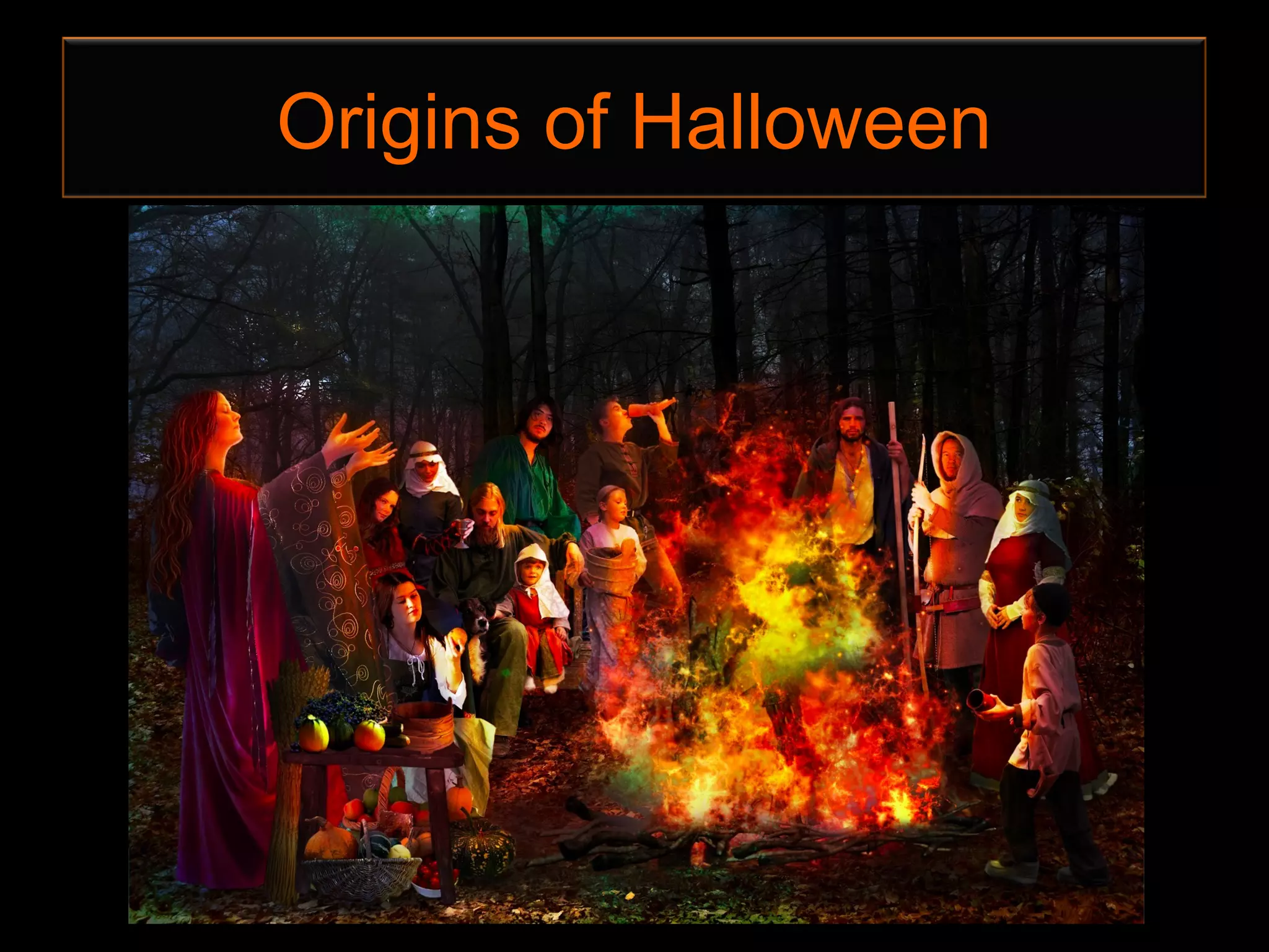 ESL: Halloween History & Vocabulary | PPT