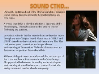 Halloween whole film analysis | PPTX