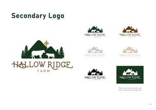 Hallow Ridge Farm Brand Guide | PDF