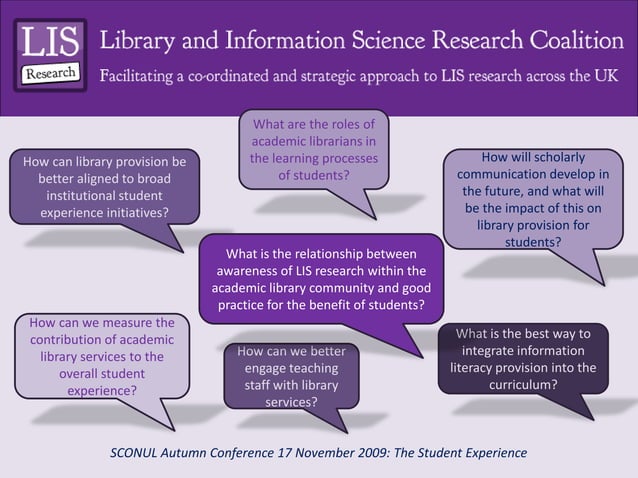 Student experience: LIS research perspective | PPTX