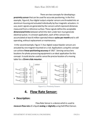 Hall's effect application in Mechanical Engineering | DOCX
