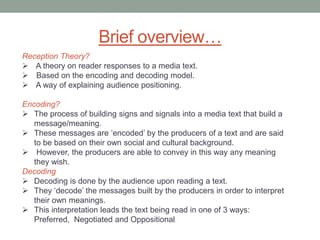 Hall’s reception theory | PPT