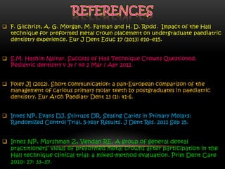 Hall technique | PPTX