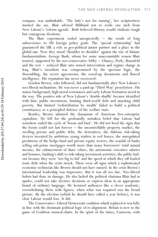 Hall, The neoliberal revolution | PDF