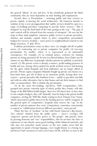 Hall, The neoliberal revolution | PDF