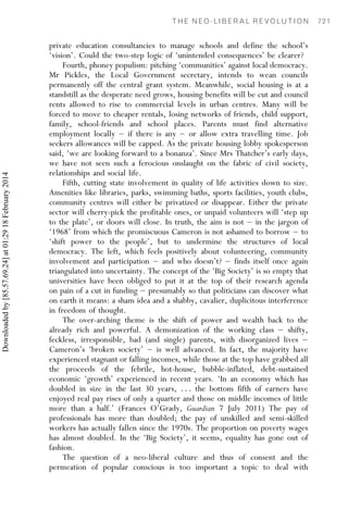 Hall, The neoliberal revolution | PDF