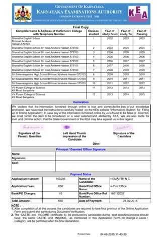 Hall ticket 100296_04062015_111201 | PDF