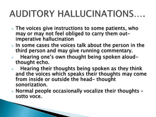 Hallucination Psychopayhology, Disorder .pptx