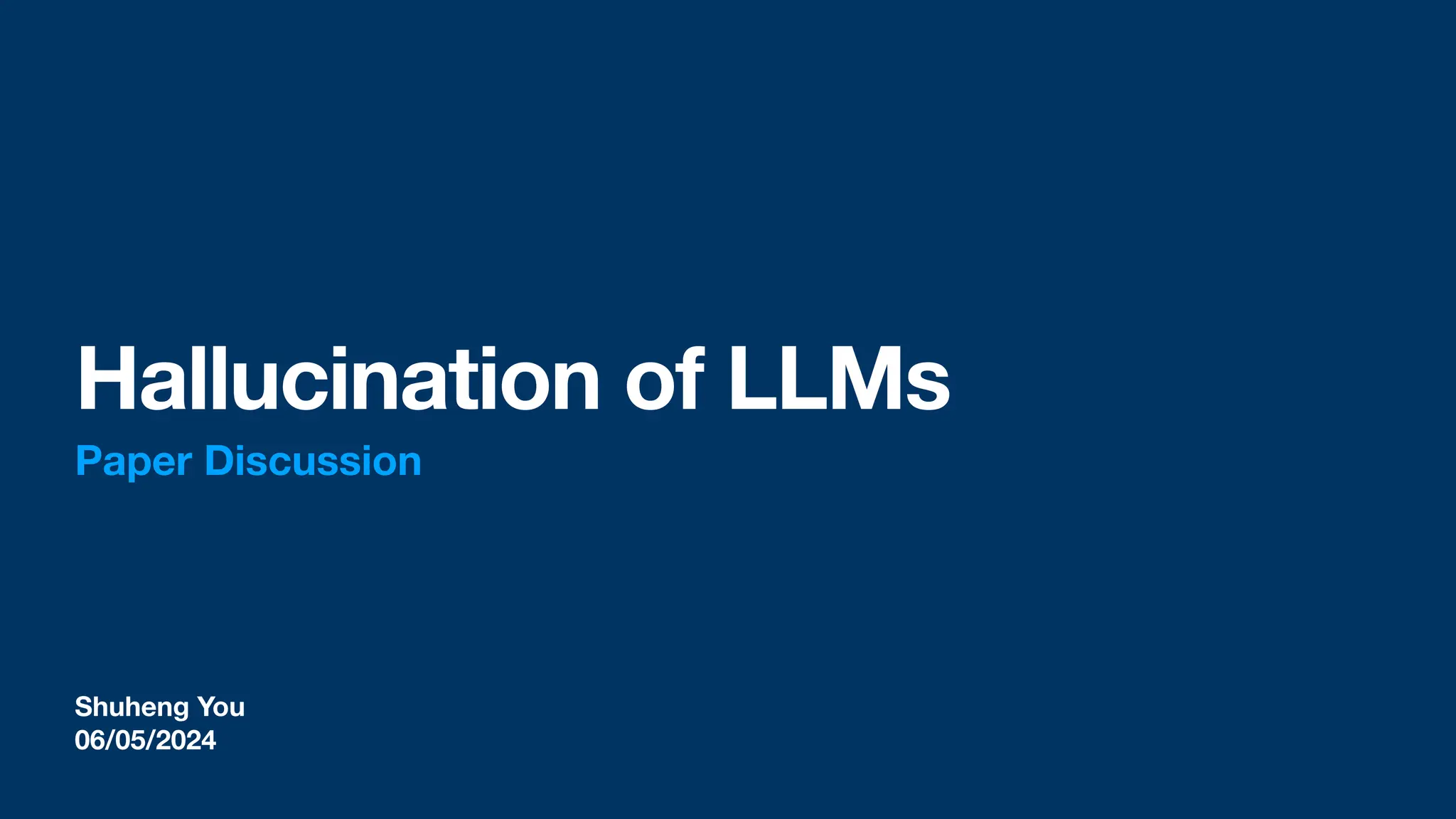 社内勉強会資料_Hallucination of LLMs . | PDF