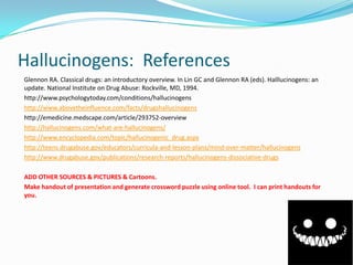 Hallucinogens | PPTX