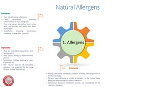 Hallucinogens, teratogens, natural allergens | PPTX