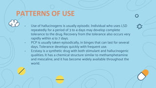 Hallucinogen Use Disorder | Substance Abuse | Psychiatric Nursing ...