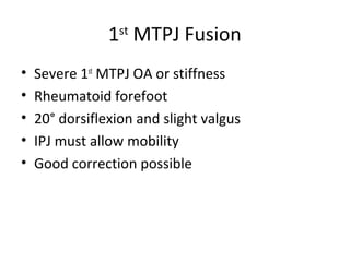 Hallux valgus - Derek Park | PPT