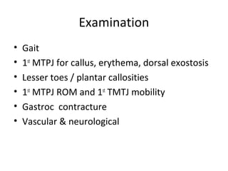 Hallux valgus - Derek Park | PPT