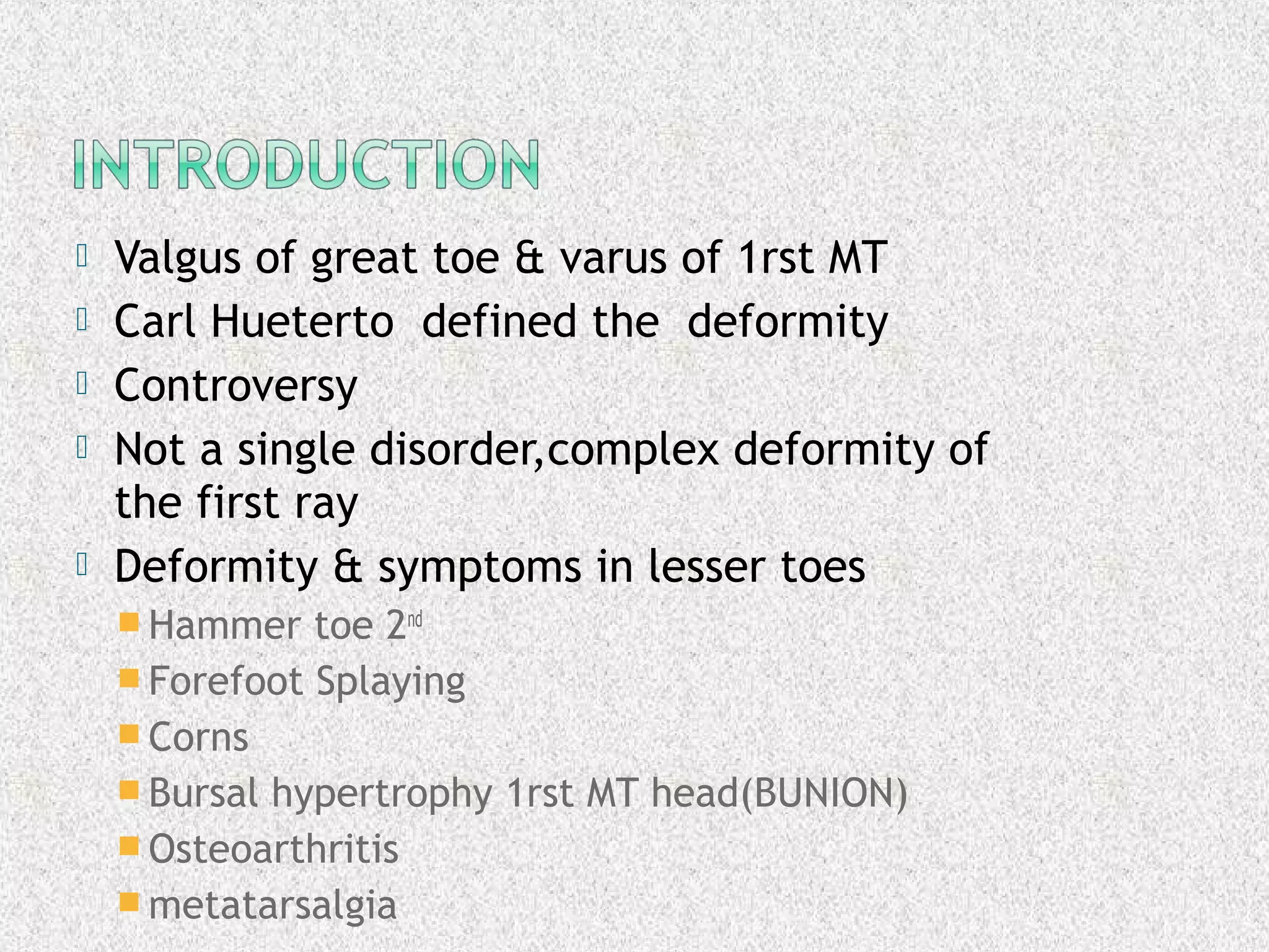 Hallux valgus | PPT