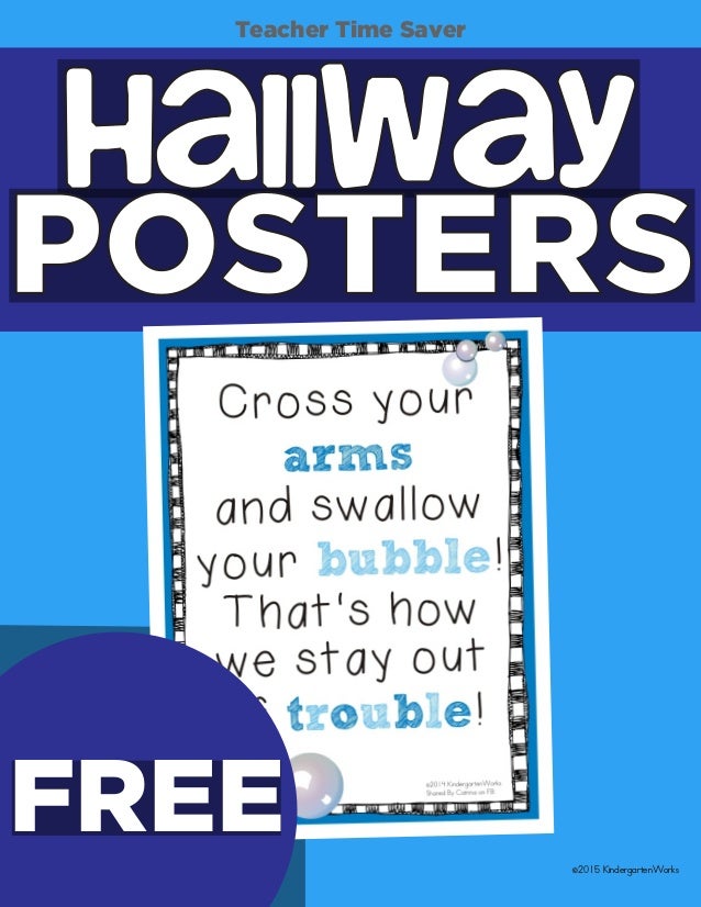 Hallway posters