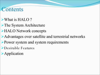 Halo Network | PPT | Computer Networking | Computing