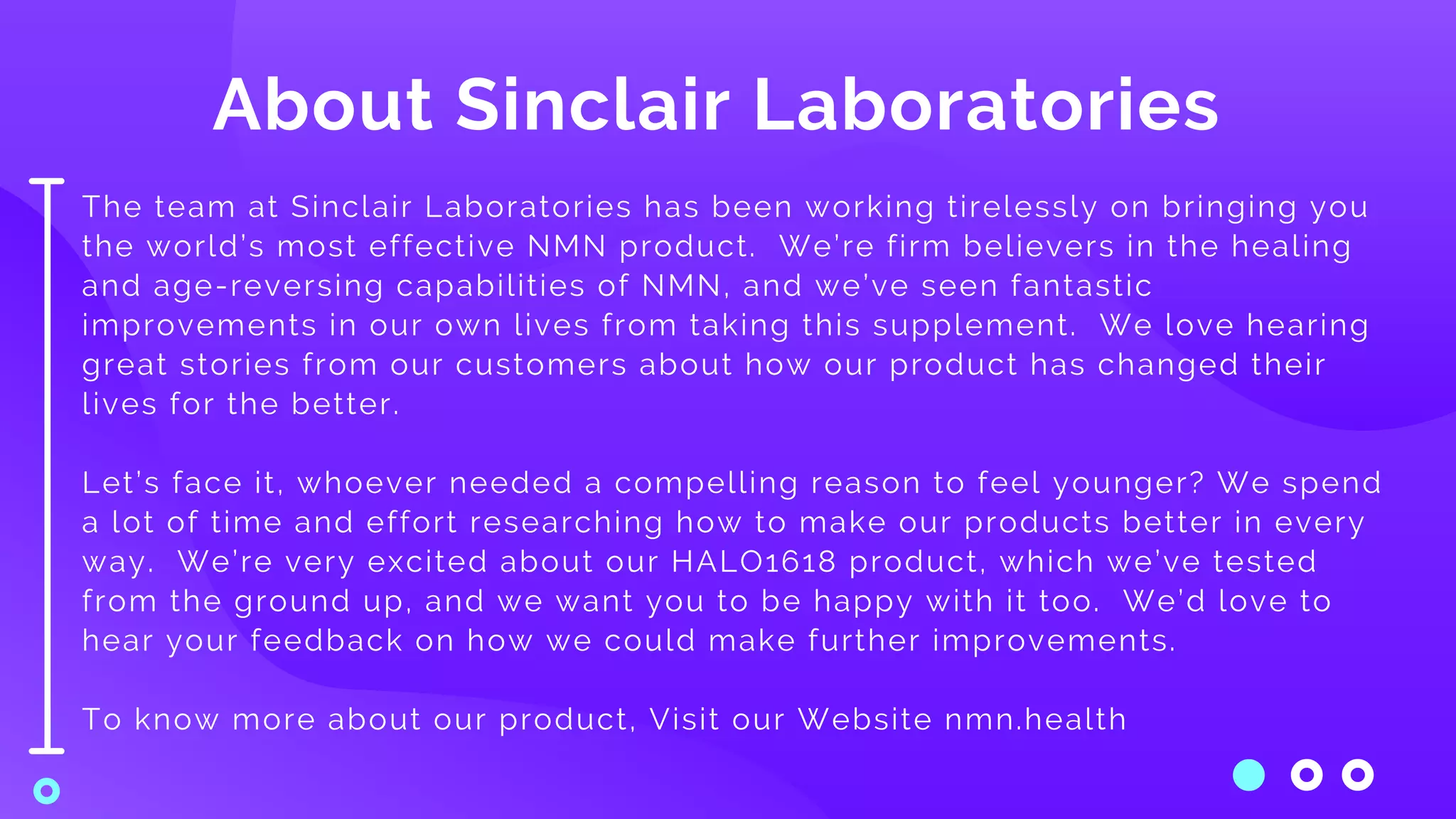 Halo1618 authentic nmn by sinclair laboratories | PPT