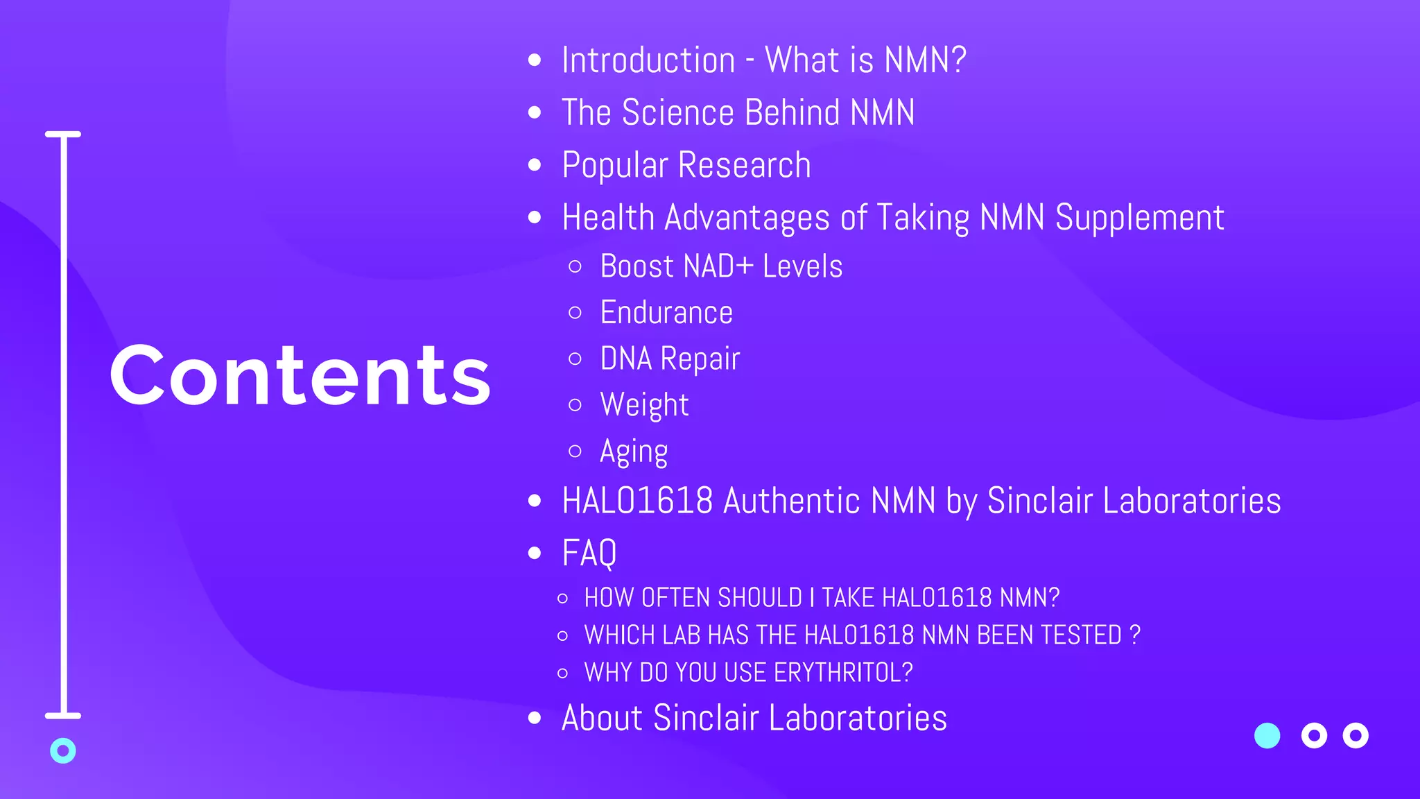 Halo1618 authentic nmn by sinclair laboratories | PPT