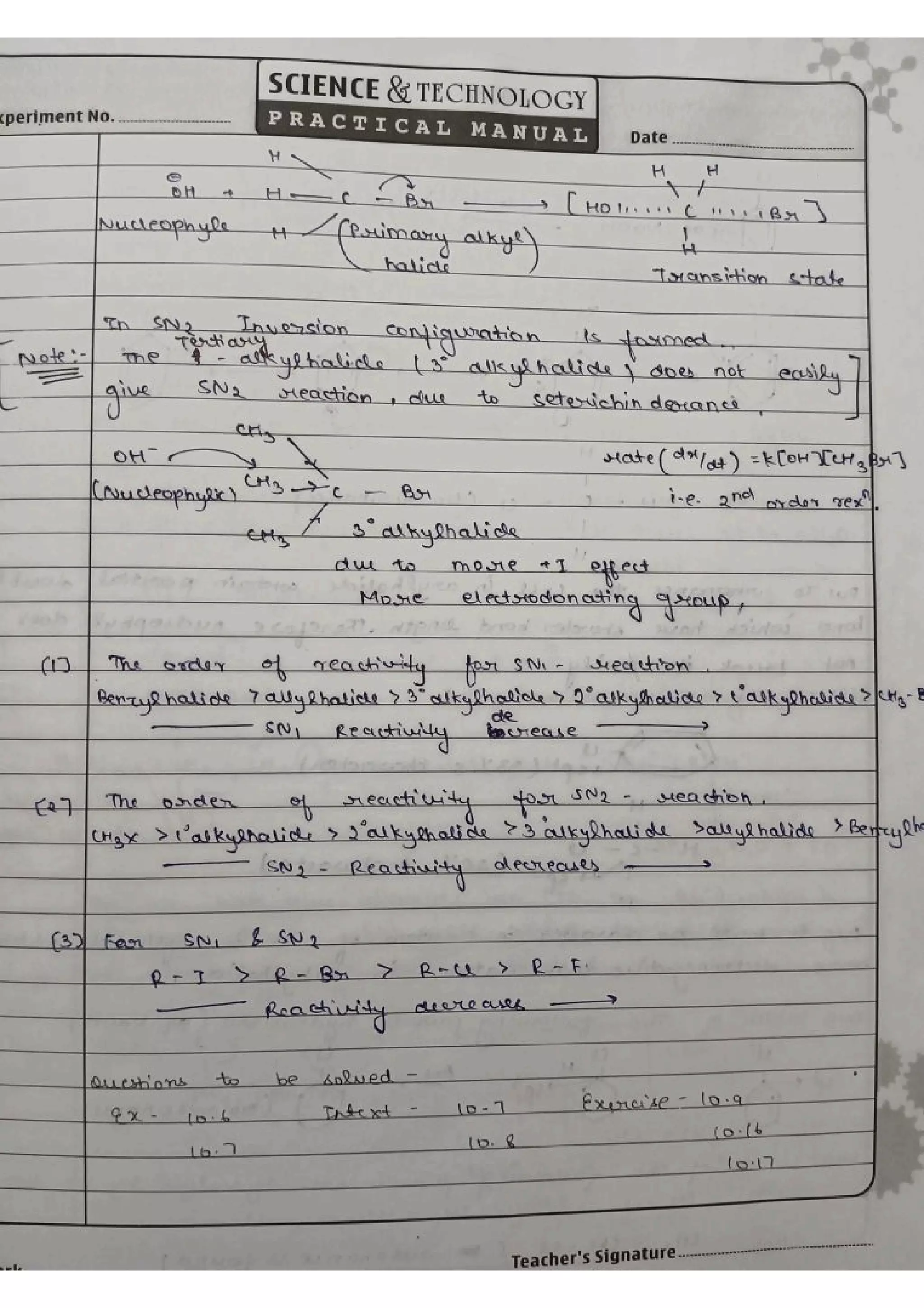 haloalkane and haloarene class 12 handwritten notes | PDF