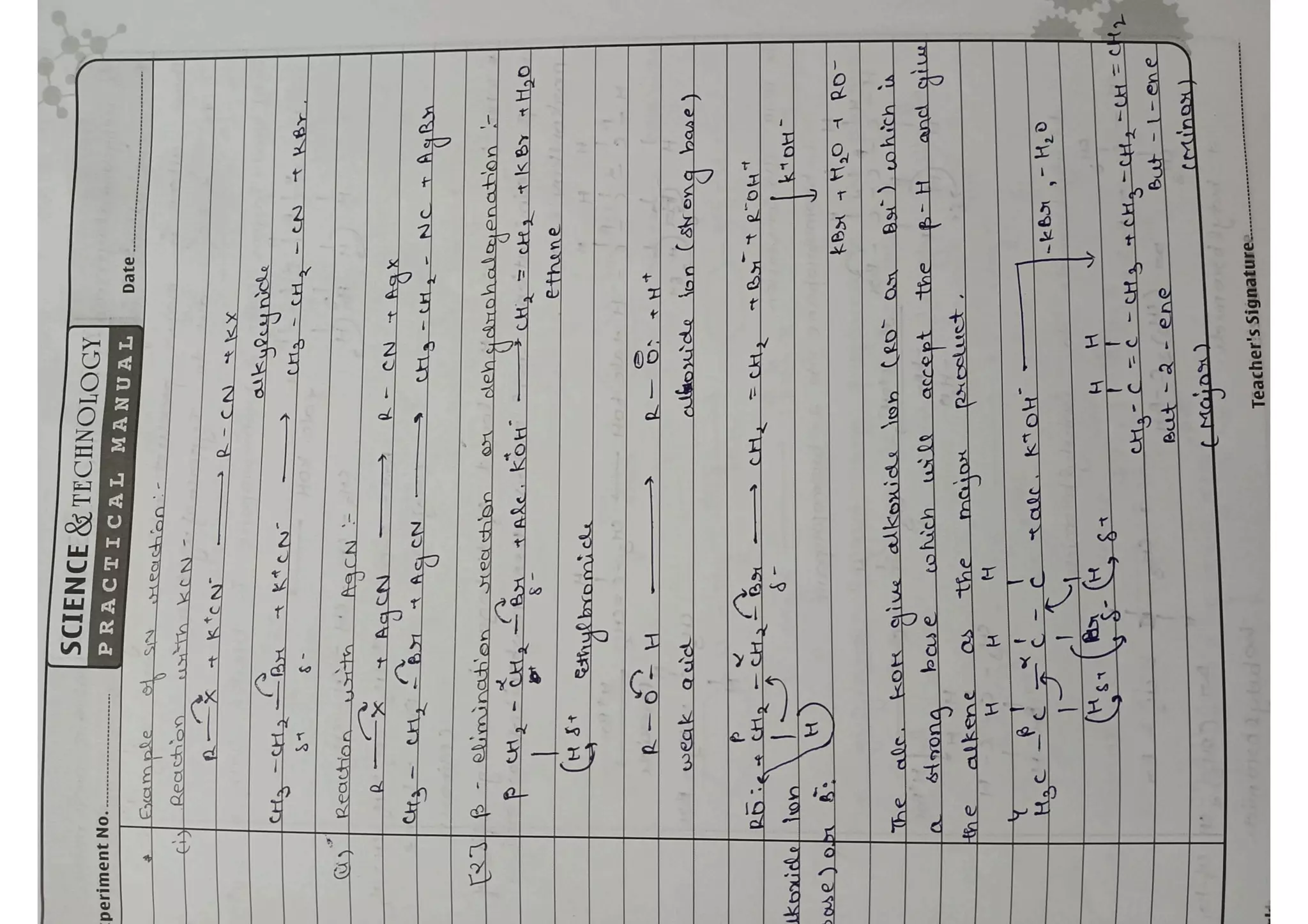 haloalkane and haloarene class 12 handwritten notes | PDF