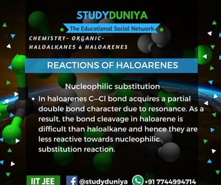 Haloalkanes and haloarenes | PDF