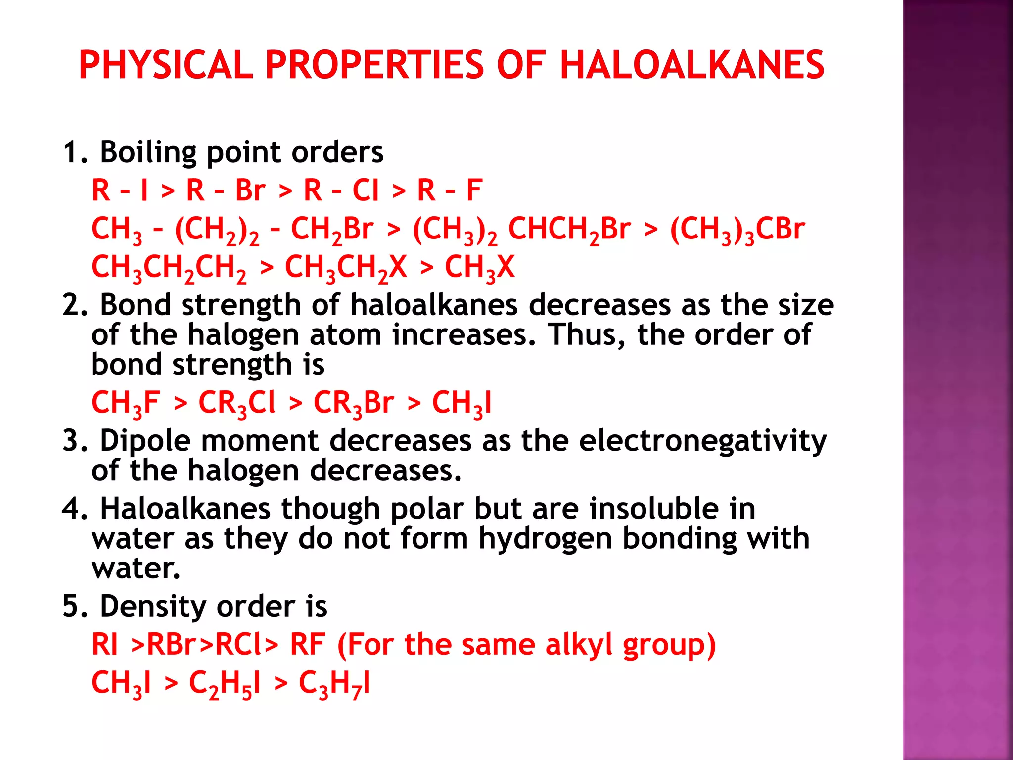 Haloalkanes and haloarenes | PPTX